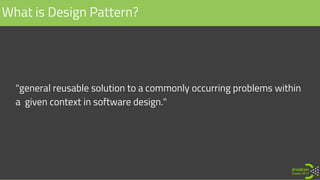 Design Patterns every Android developer should know | PPT