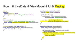 Android Architecture Components - Guy Bar on, Vonage | PPTX | Databases ...