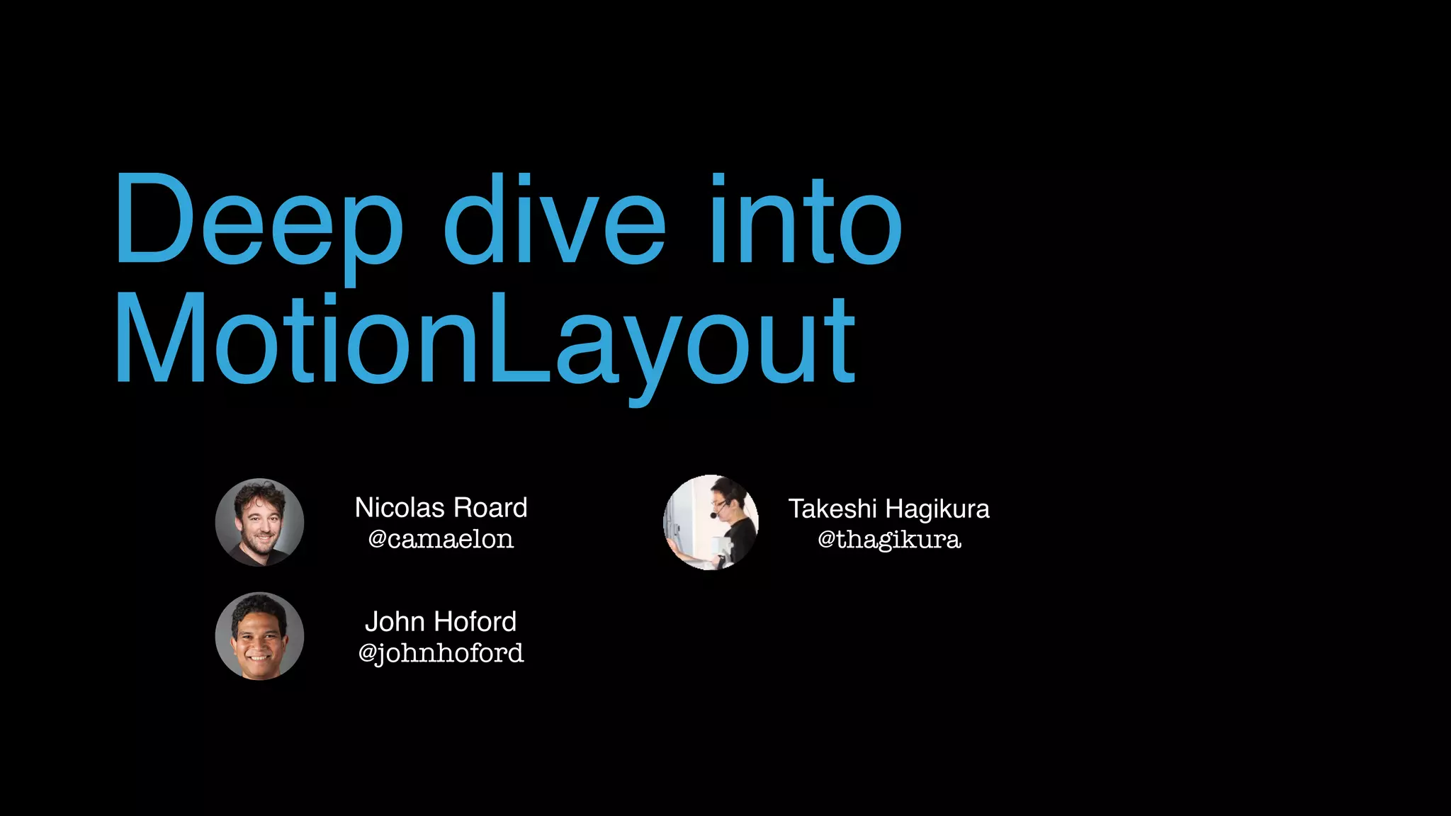 Deep dive into MotionLayout | PPT