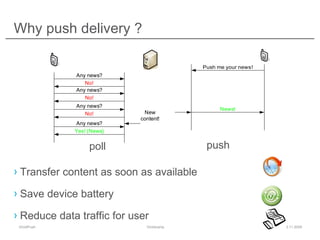 An early look at DroidPush API - a push API for Android | PPT