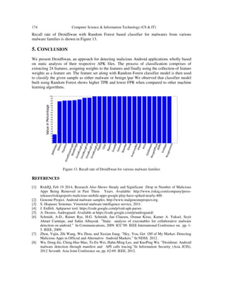 DROIDSWAN: Detecting Malicious Android Applications Based on Static Feature Analysis | PDF