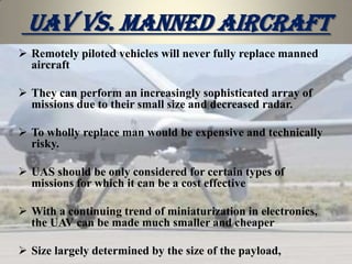 Drone-Unmanned Aerial Vehicle | PPTX