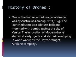 Drone (basic) | PPTX