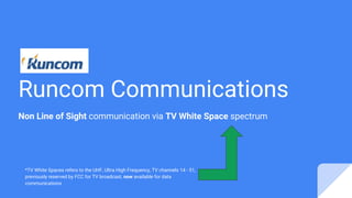 Drones transmitting and receiving data via Non Line of Sight communication | PPT