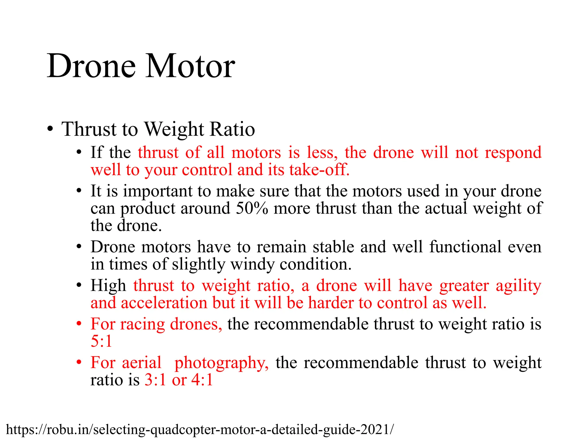 Drone Design Parameter basics by Avionics Club, SVNIT | PDF