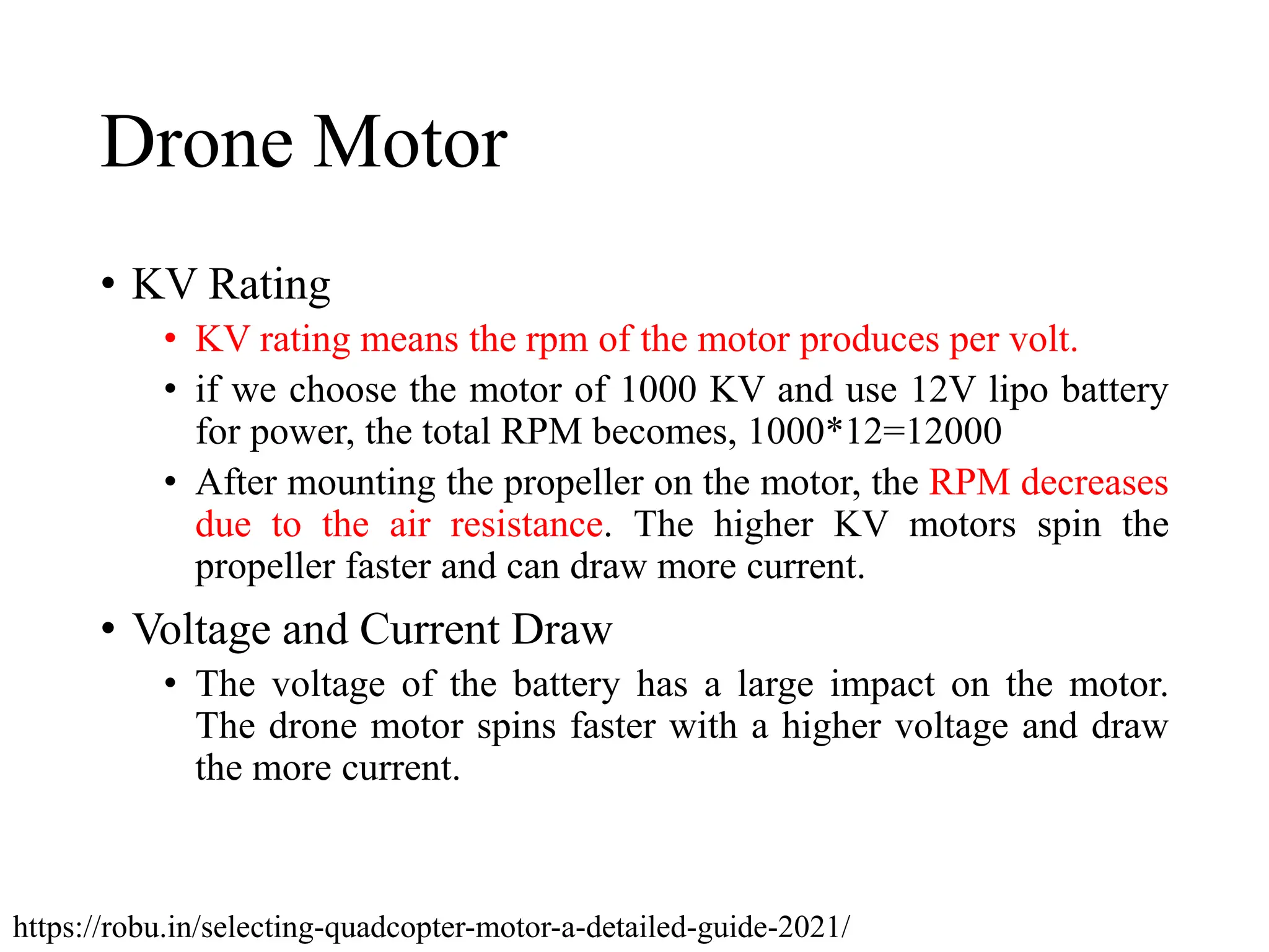 Drone Design Parameter basics by Avionics Club, SVNIT | PDF