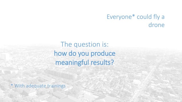 Drone flight data processing | PPTX