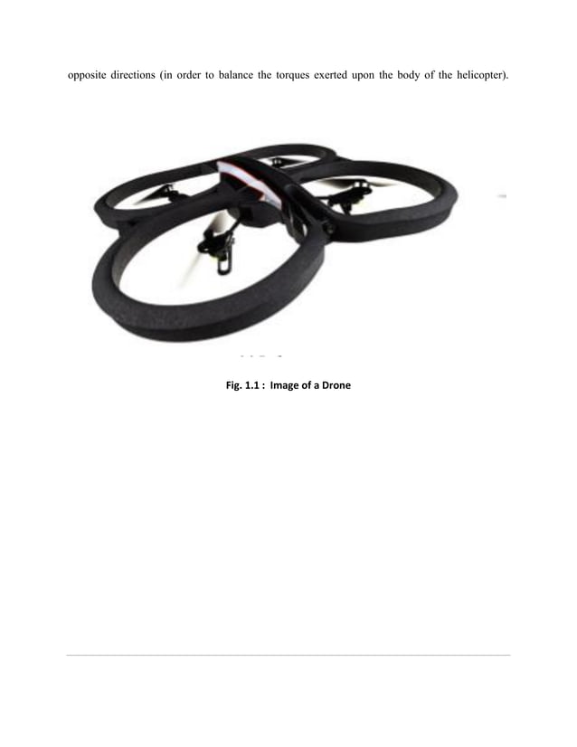 Drone (Quadcopter) full project report by Er. ASHWANI DIXIT | PDF ...