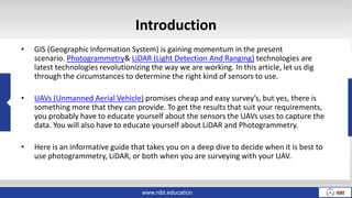 Drone li dar vs photogrammetry | PPTX | 3-D Graphics | Computer Software and Applications