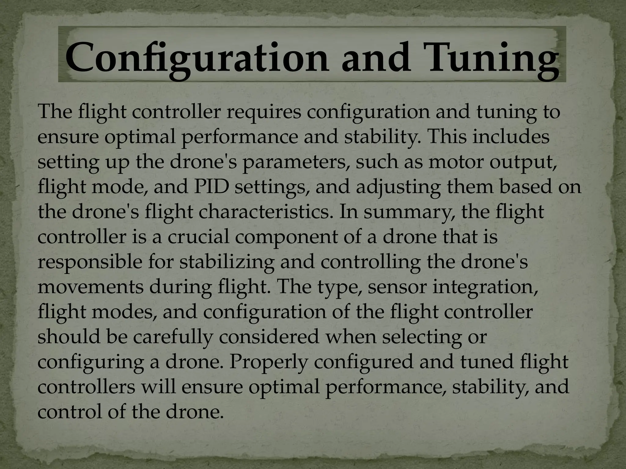 DRONE OPERATION presentation to understand basics of drone | PPTX