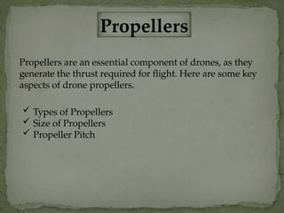 DRONE OPERATION presentation to understand basics of drone | PPTX