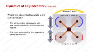 Quadcopter Dynamics, Stability and Control | PDF