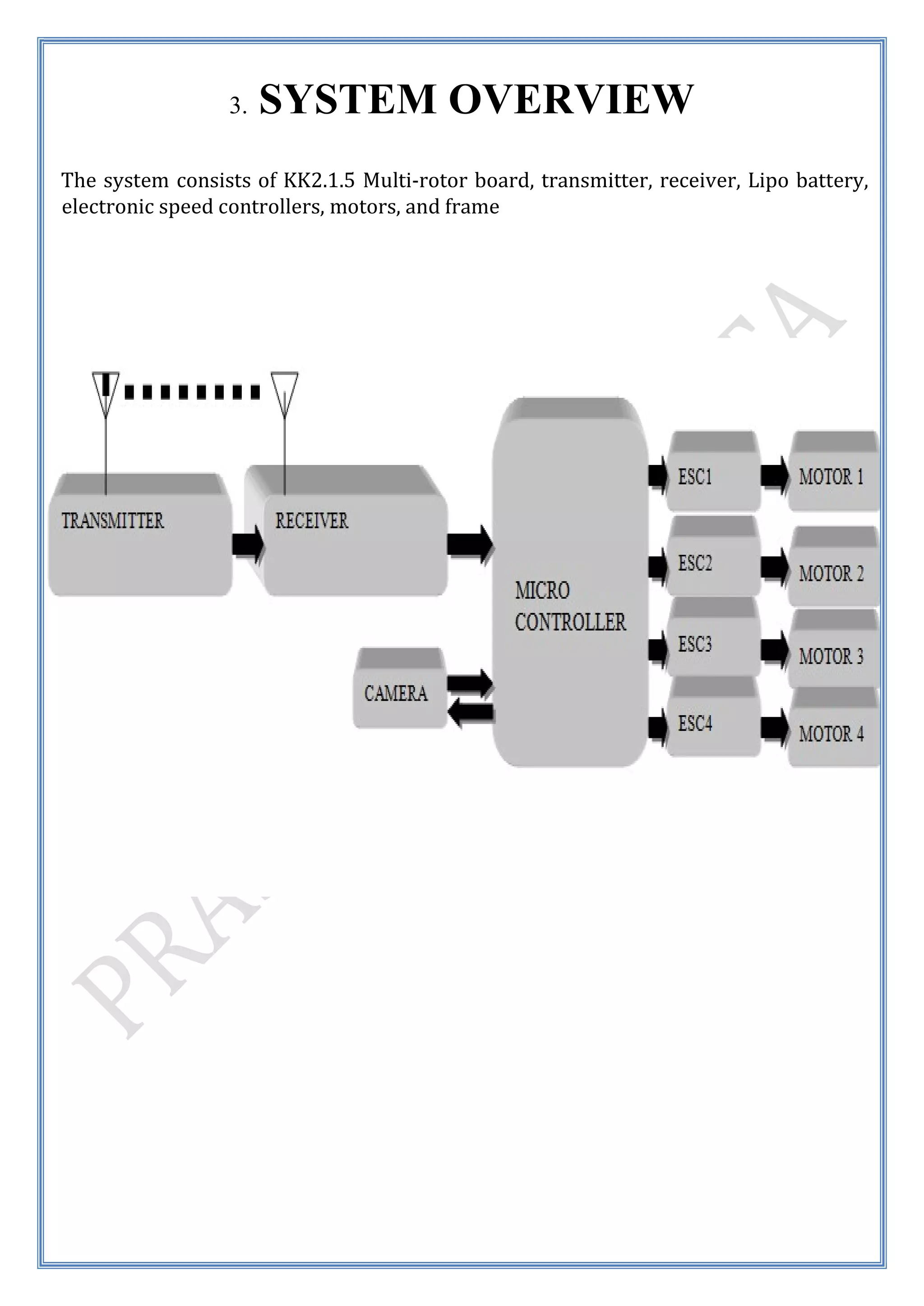Drone project report | PDF