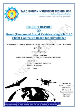 Drone project report | PDF