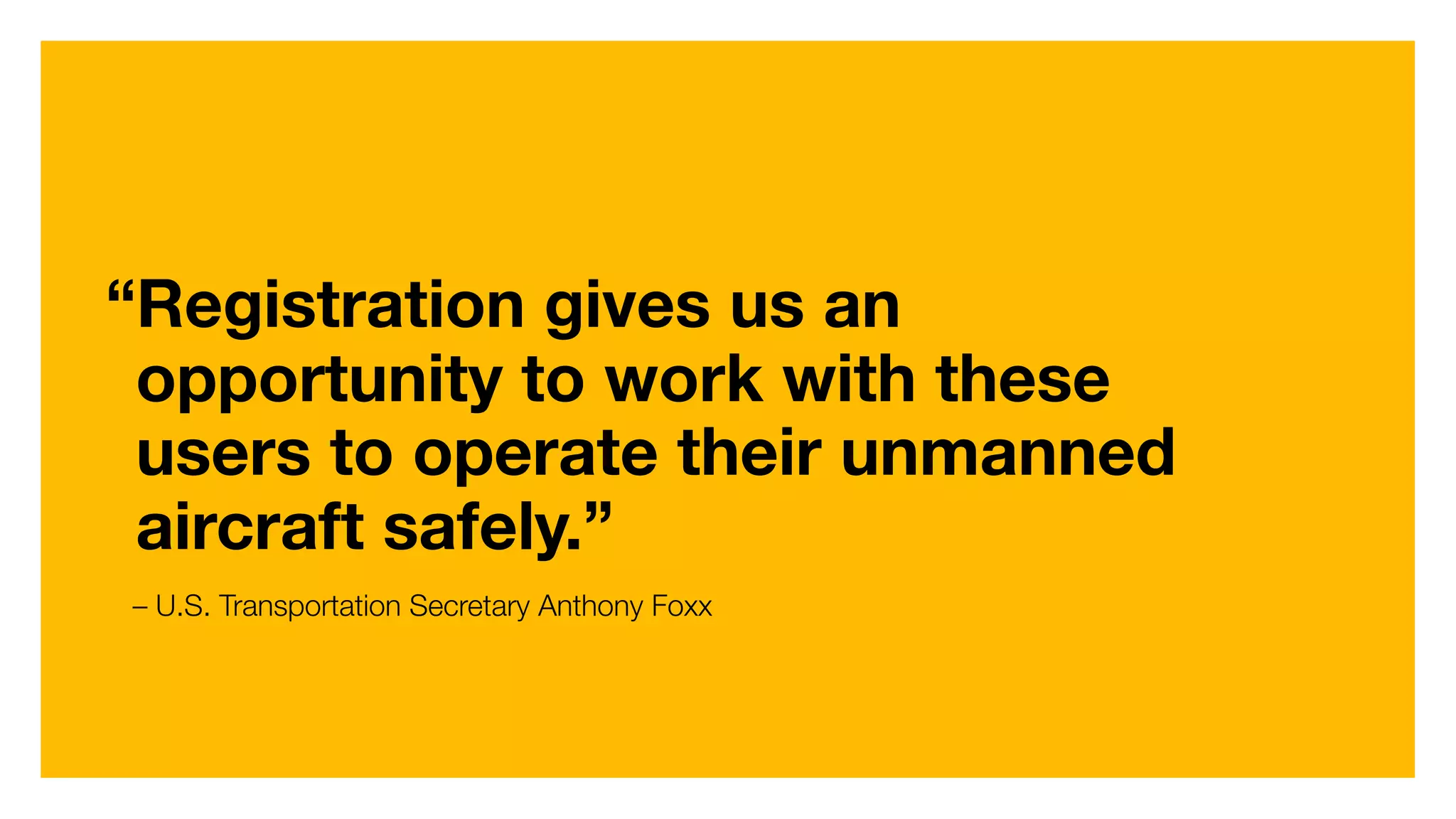 UAS & Drone Registration Overview | PDF