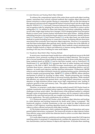 Multiple Object Tracking in Drone Aerial Videos by a Holistic Transformer and Multiple Feature ...