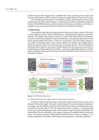 Multiple Object Tracking in Drone Aerial Videos by a Holistic Transformer and Multiple Feature ...
