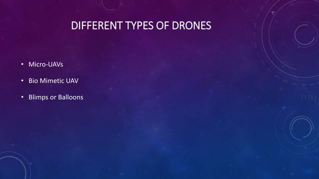Drones - A Brief Study | PPTX