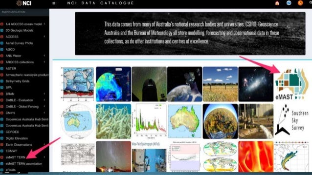 How to use NCI's national repository of big spatial data collections