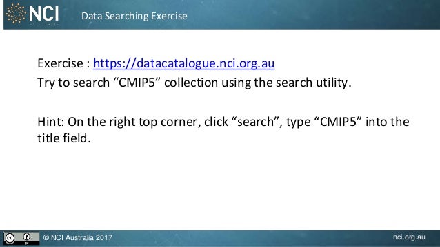 How to use NCI's national repository of big spatial data collections