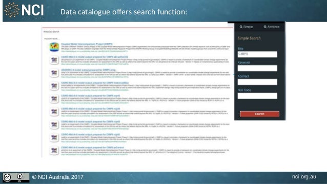 How to use NCI's national repository of big spatial data collections