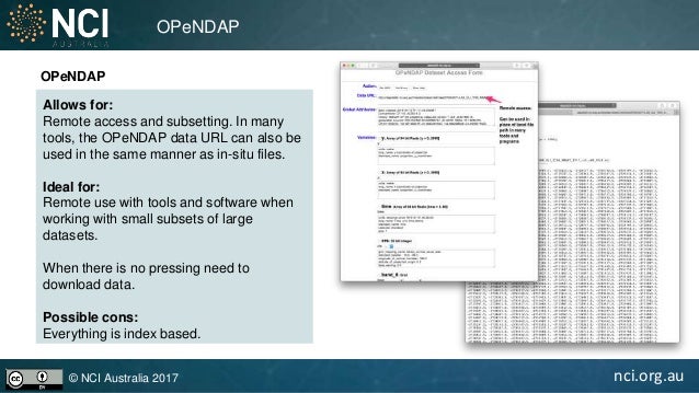 How to use NCI's national repository of big spatial data collections