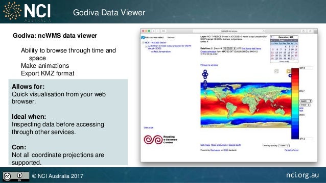 How to use NCI's national repository of big spatial data collections