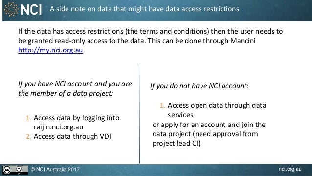How to use NCI's national repository of big spatial data collections