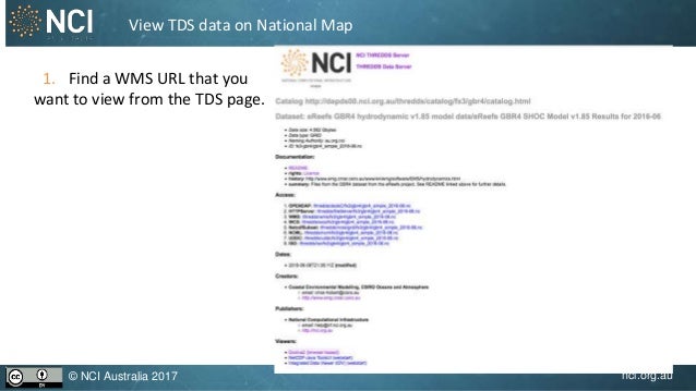 How to use NCI's national repository of big spatial data collections