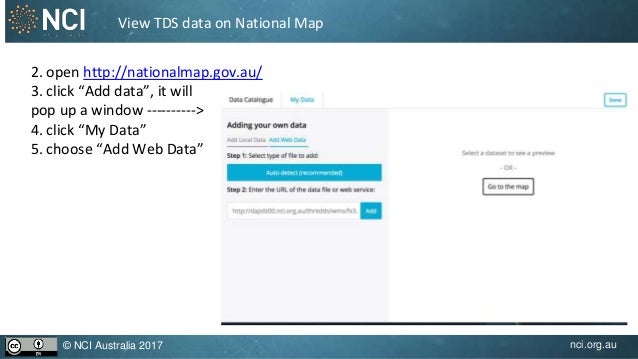 How to use NCI's national repository of big spatial data collections