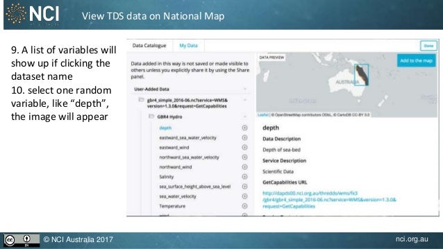 How to use NCI's national repository of big spatial data collections