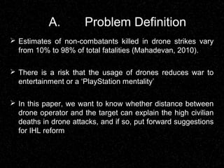 Drones ands civilian protection under ihl | PPT