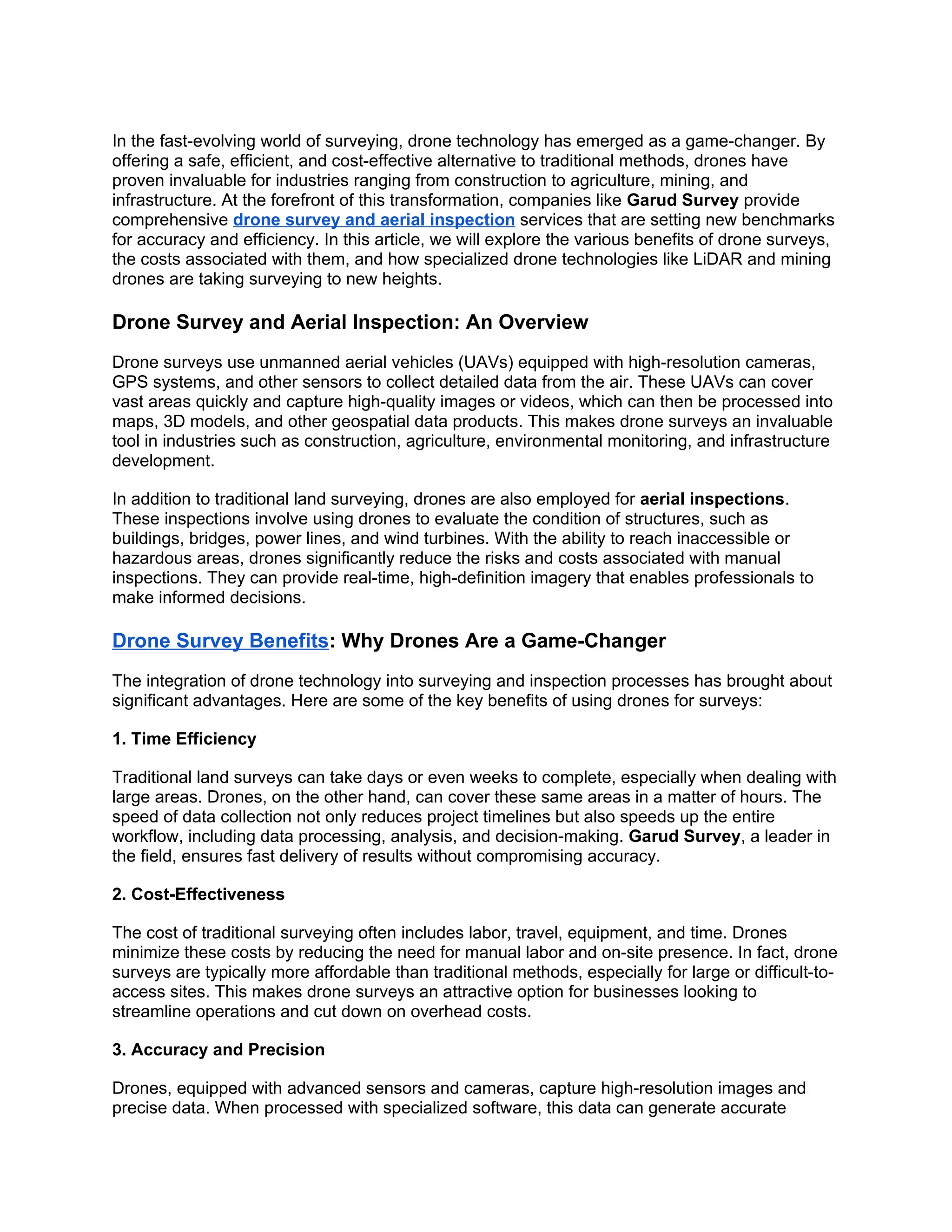Drone Survey and Aerial Inspection_ Revolutionizing Land Mapping and ...