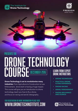 Drone tech course flyer | PDF
