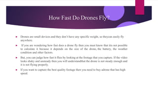 Drone Technology and technology used in drones | PDF