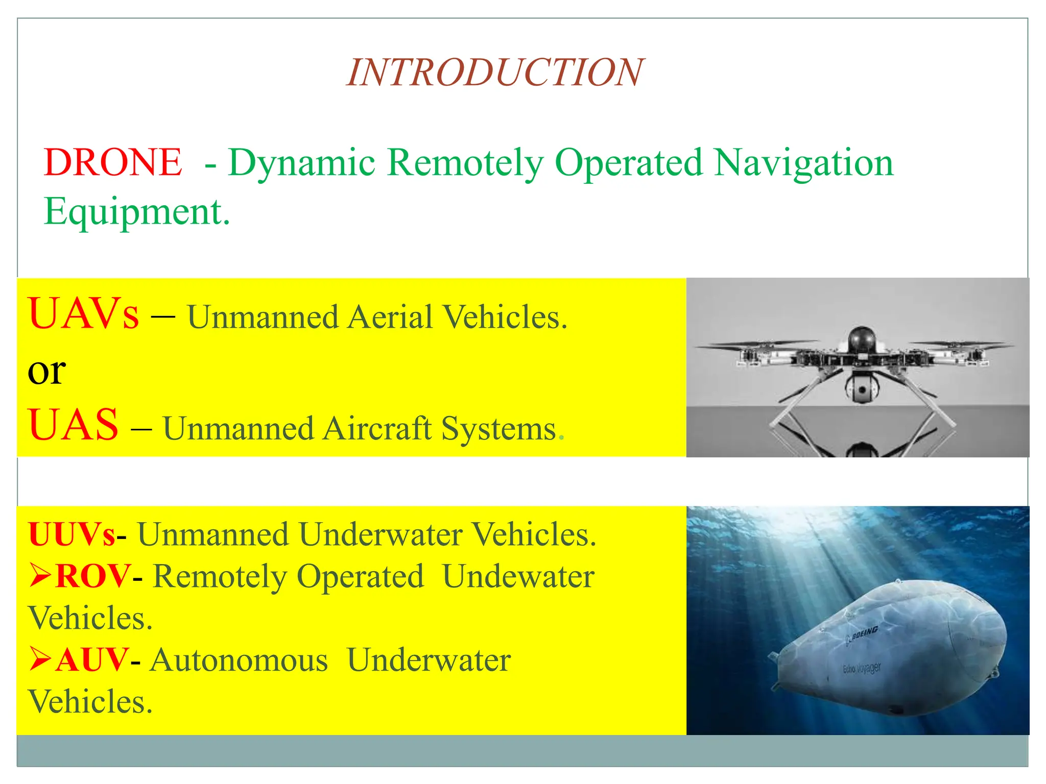 DRONE TECHNOLOGY PPT, which refers various types of drone | PPTX