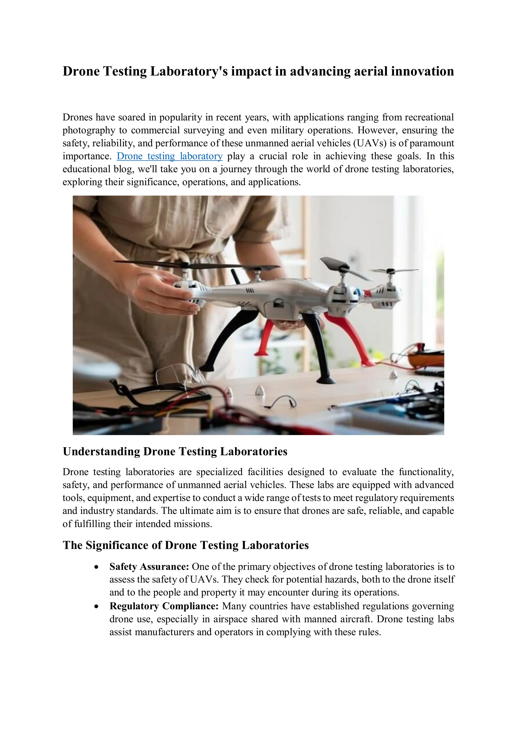 Drone Testing Laboratory's impact in advancing aerial innovation (1).pdf