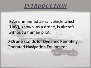 Drone unmanned vehicle | PPT