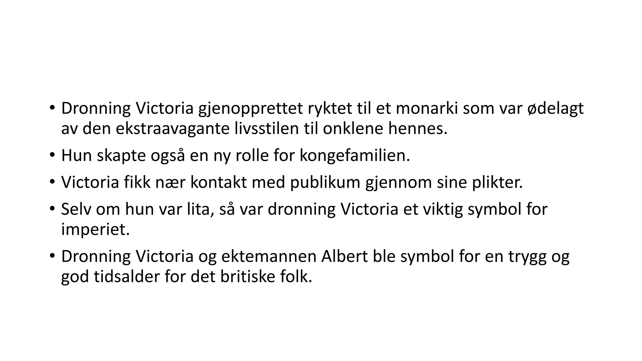 Dronning Victoria | PPTX