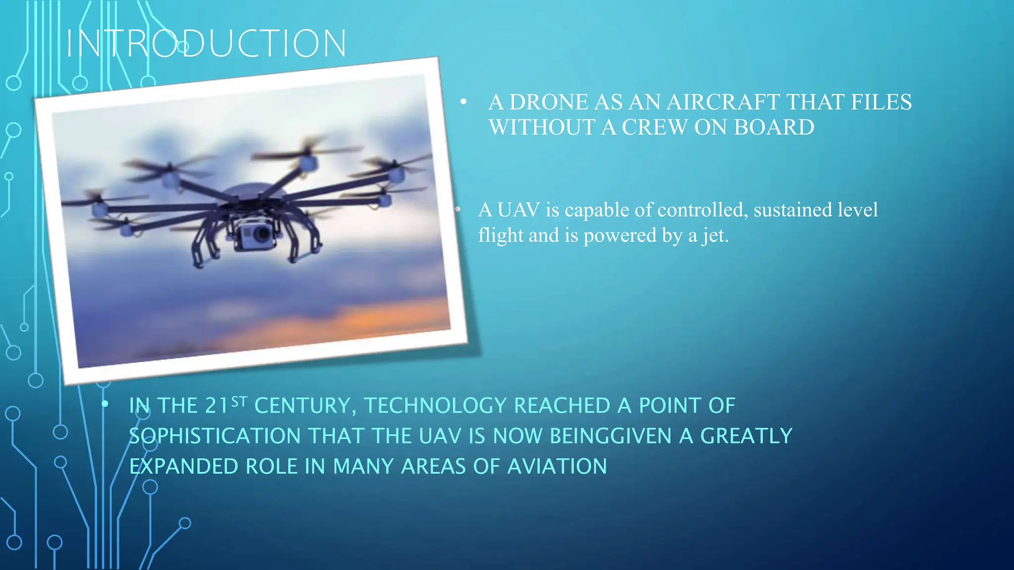 DRONW. ppt.pptx.. Which is detailed about the drone technology | PPT
