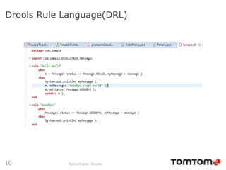 Rule Engine & Drools | PPTX