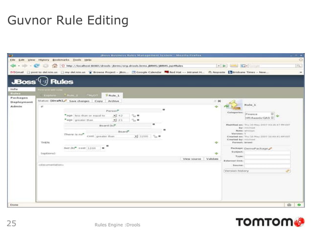 Rule Engine & Drools | PPTX