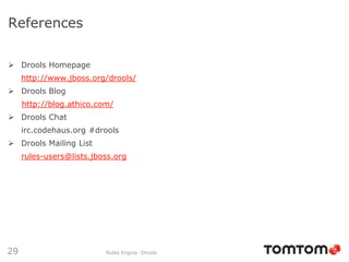 Rule Engine & Drools | PPTX