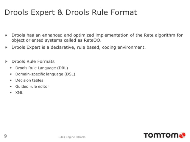 Rule Engine & Drools | PPTX