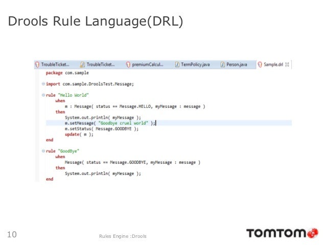 Rule Engine And Drools