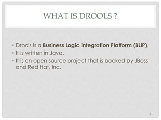 Drools Introduction | PPT