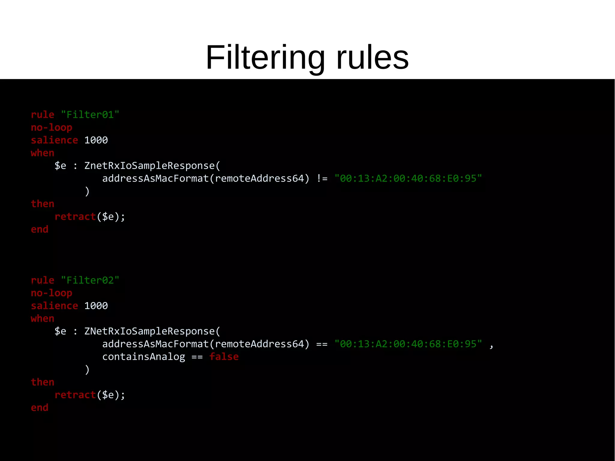 Simple Drools Examples | PPT
