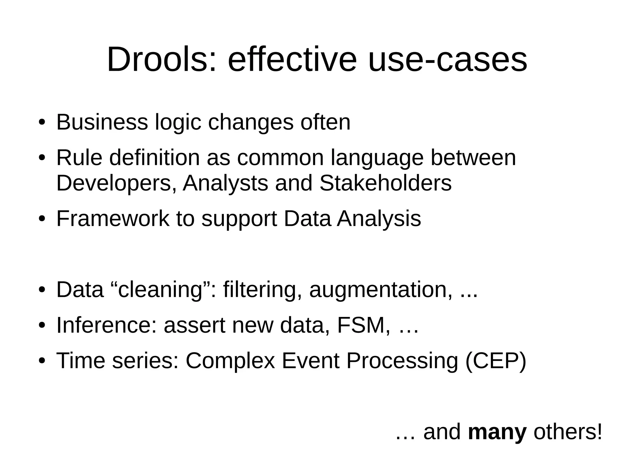 Simple Drools Examples | PPT