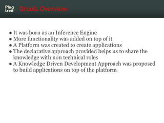 Drools5 Community Training Module 5 Drools BLIP Architectural Overview + Demos | PPT