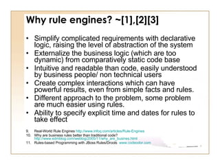 Droolsand Rule Based Systems 2008 Srping | PPT